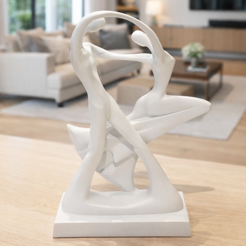 Statue Décorative Abstraite Moderne en Rèsine